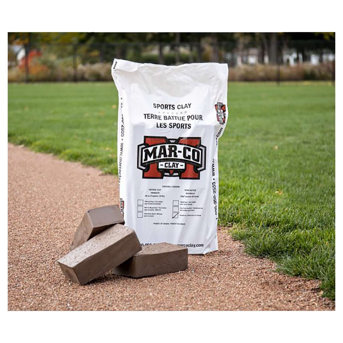 38 Bags of 8 Baseball Field Clay Bricks
