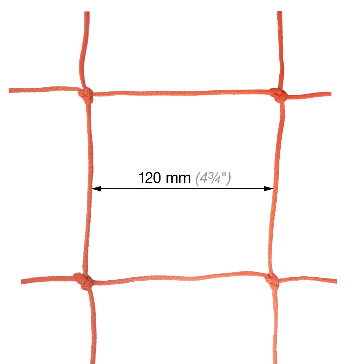 Paire de filets pour buts de soccer séniors, 4 mm, 8' x 24' x 4' x 10'